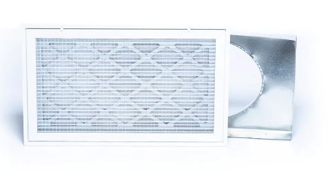 Return Air Box with Filter Grille, 14" x 30" (UPC-01-3642, Unico)