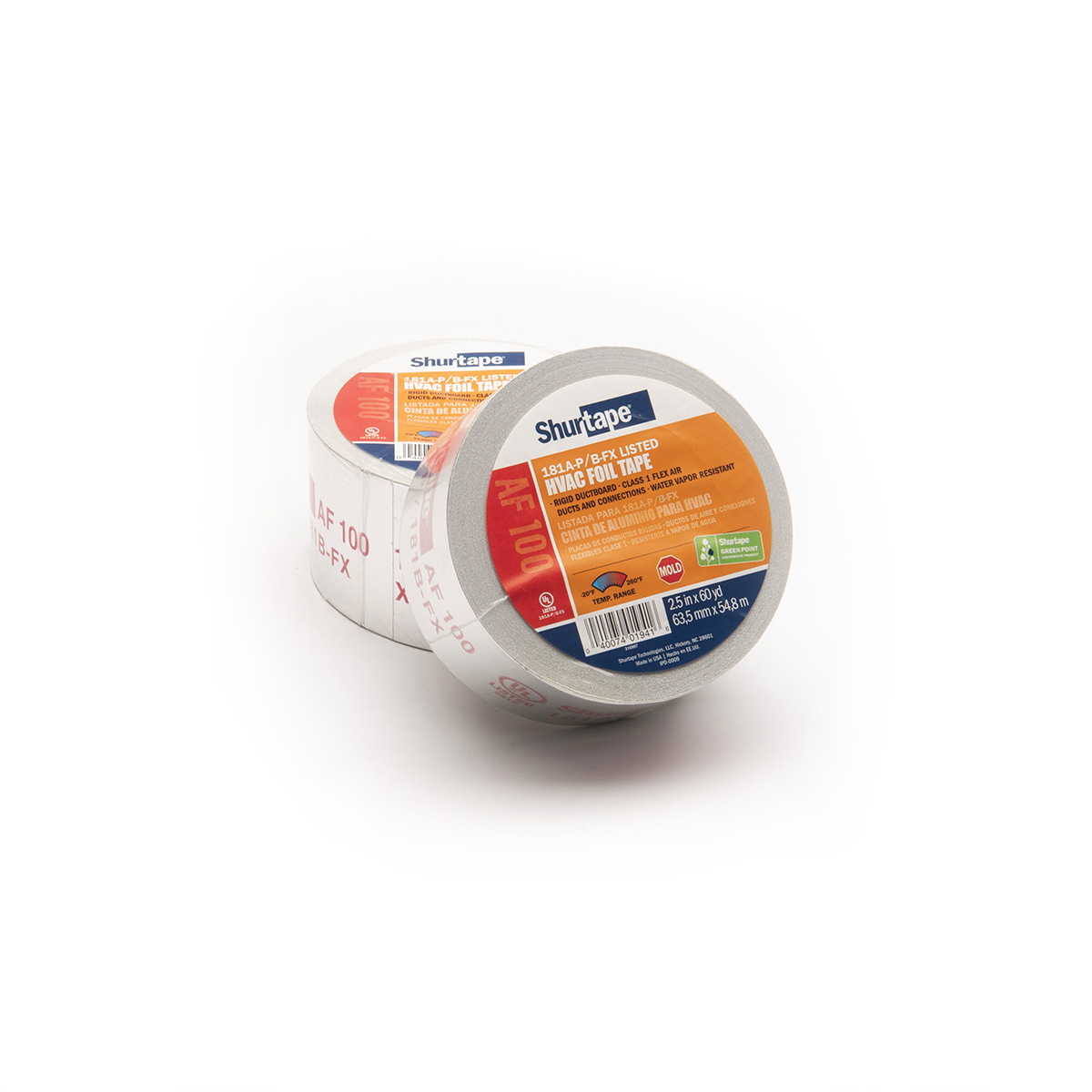 Aluminum Pressure-Sensitive Tape, UL181A-P (UPC-17B-FX, Unico)